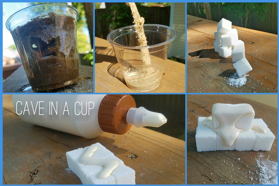 Create Your Own Cave in a Cup and observe how water flows through these ...